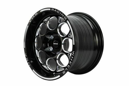 VMS Drag Pack Black Modulo Rim Wheel 15x10 & 15x3.5 5X114.3 20ET (5x4.5 ...
