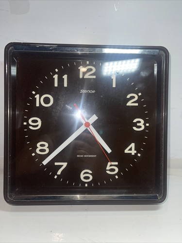 RETRO STENOR TRANSISTOR WALL CLOCK SEIKO MOVEMENT (301) | eBay Australia