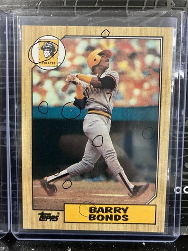 1987 Topps Rookie Error Card -RARE- #320 Barry Bonds (RC) + 10 Errors 🔥 ...