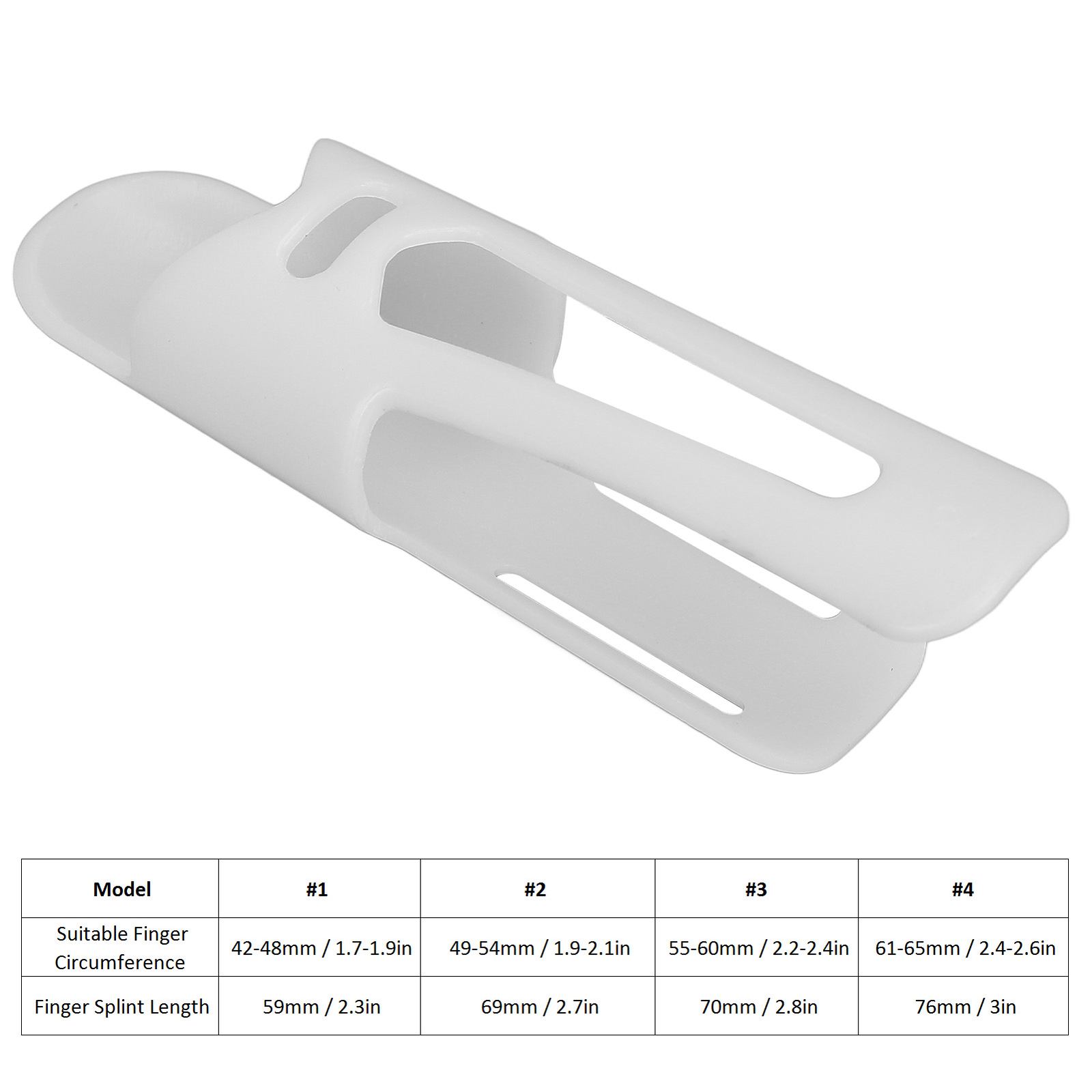 Finger Splint Breathable Mallet Finger Fixation Straightening Finger ...