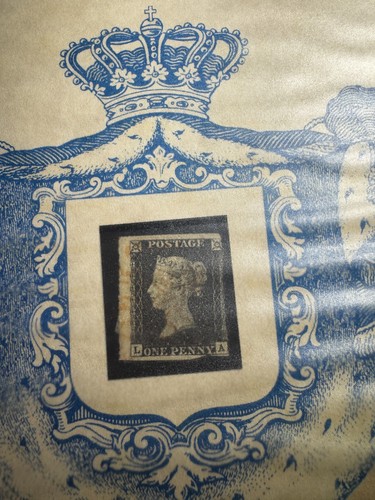Great Britain Penny Black Stamp, 1840, | eBay