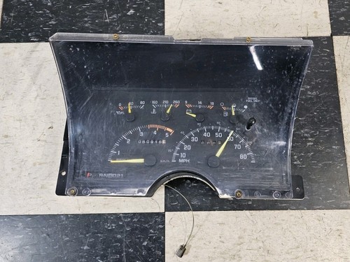 INSTRUMENT CLUSTER GAUGES 1992 - 1994 CHEVY GMC TRUCK GMT400 80K MILES ...