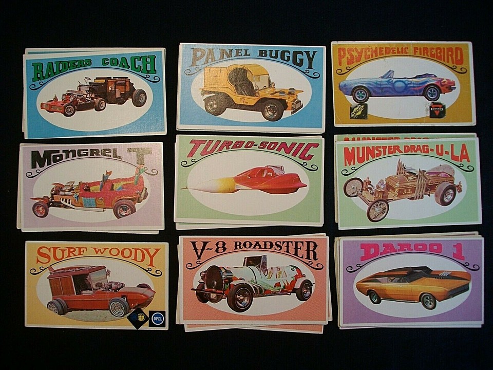 1970 Topps WAY OUT WHEELS cards QUANTITY U PICK READ DESCRIPTION BEFORE ...