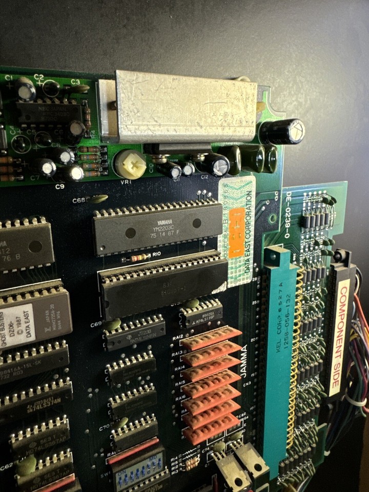 THE REAL GHOSTBUSTERS ARCADE MACHINE DATA EAST 1987 (Excellent) *RARE ...