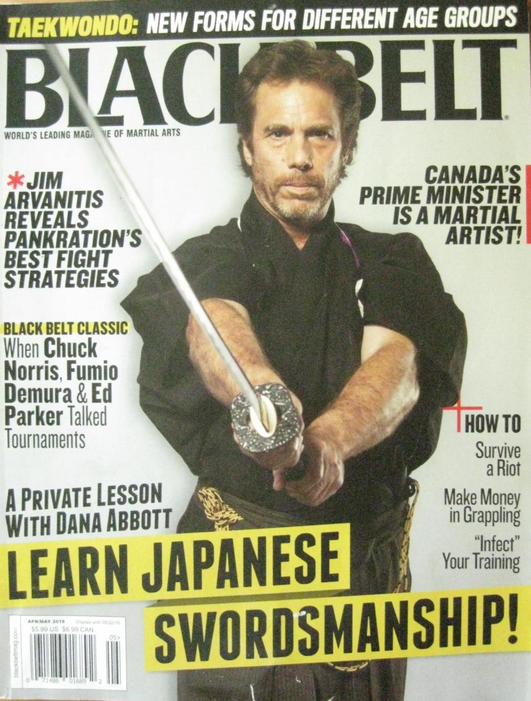 4/18 BLACK BELT MAGAZINE JIM ARVANITIS DANA ABBOTT KARATE KUNG FU ...