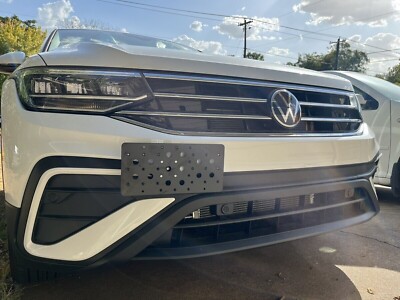 Bumper Tow Hook License Plate Mount Bracket For Volkswagen Tiguan 2022 ...
