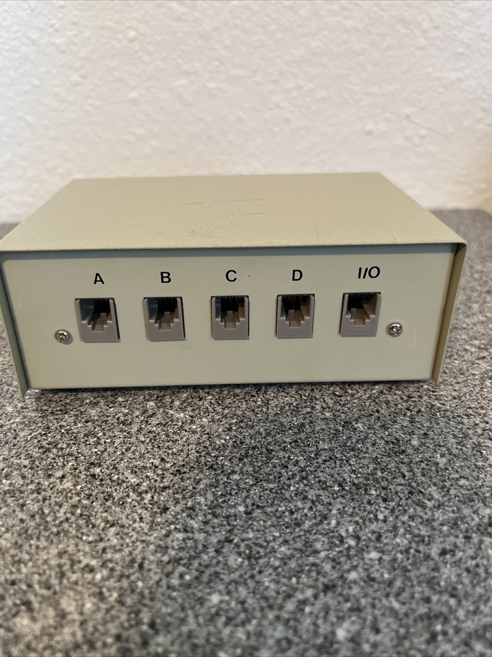 4-Way Manual Data Transfer Switch Box - ABCD - Used | eBay