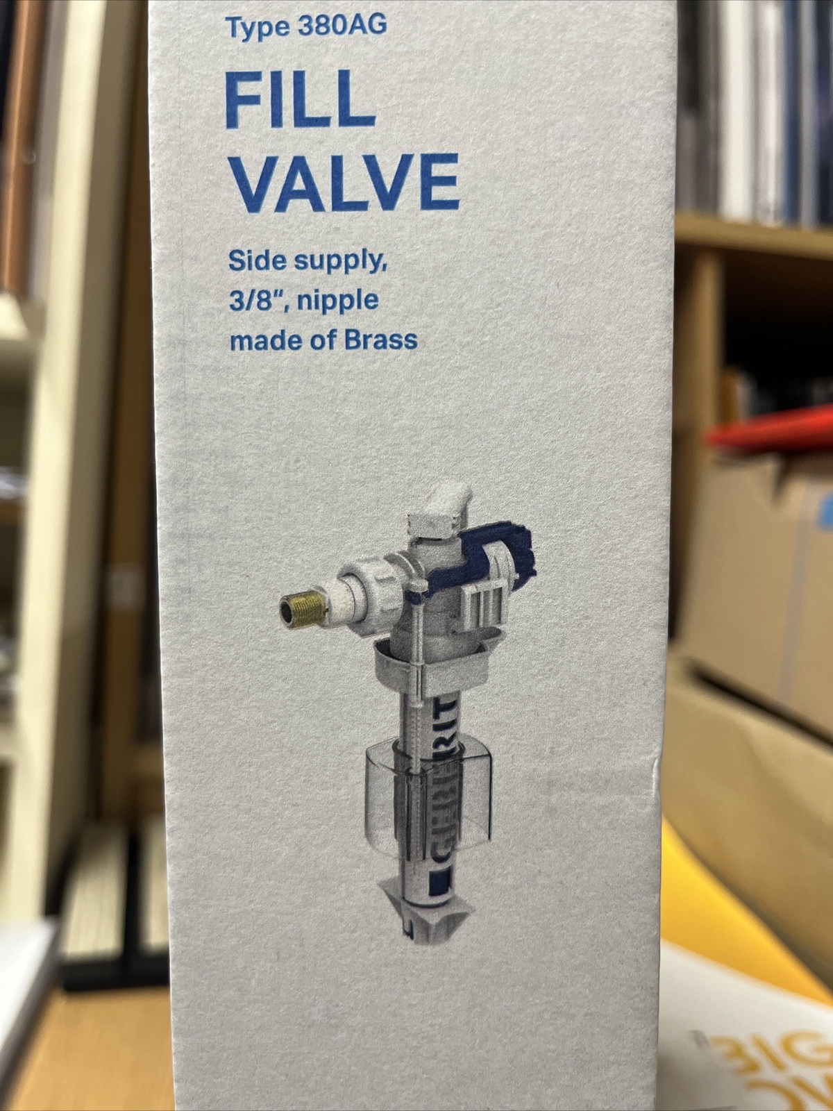 Duravit Type 380 3/8" BSP Brass Side Inlet Fill Cistern Float Valve by ...