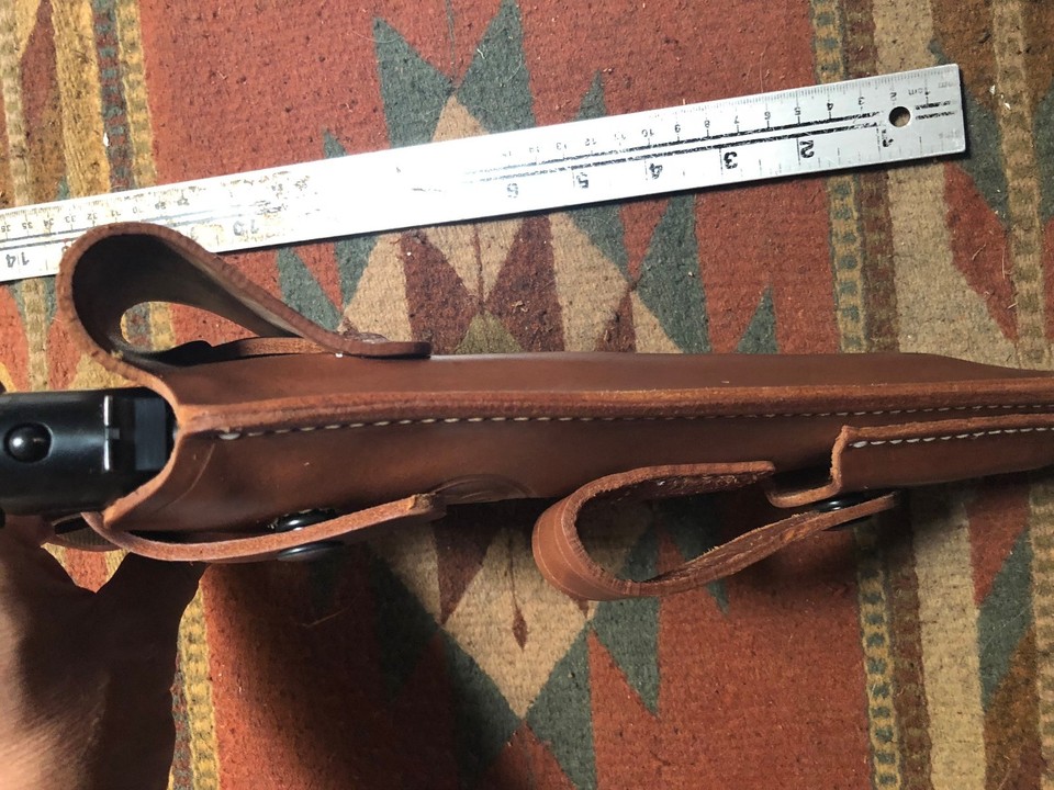 Ruger Mk Mark 2 II III 3 IV 4 Leather Holster with Magazine Pouch 6 7/8 ...