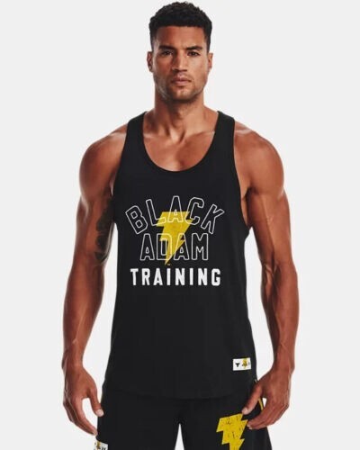 Under Armour Project Rock Black Adam Tank Training Men’s XXL 2XL UA NWT ...