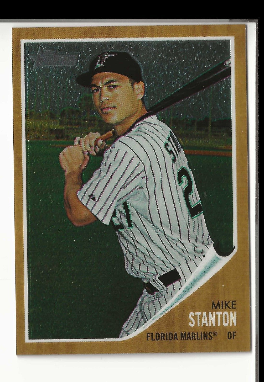 2011 Topps Heritage Chrome Giancarlo Mike Stanton ROOKIE cup card #288 ...