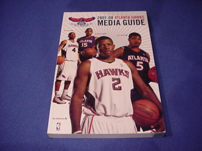2007-2008 Atlanta Hawks NBA Basketball Media Guide - Joe Johnson | eBay