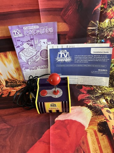 Namco 5-in-1 TV Game Plug N Play TESTED WORKS Pac Man Dig Dug 2003 ...
