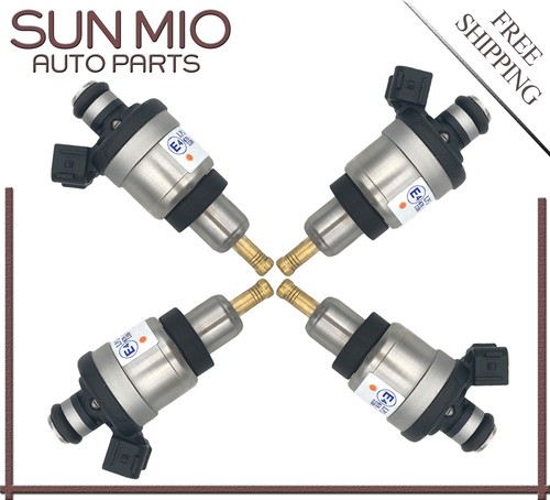 4Pcs Orange Fuel Injector Gas System For LPG/CNG Keihin 67R-010092 110R ...