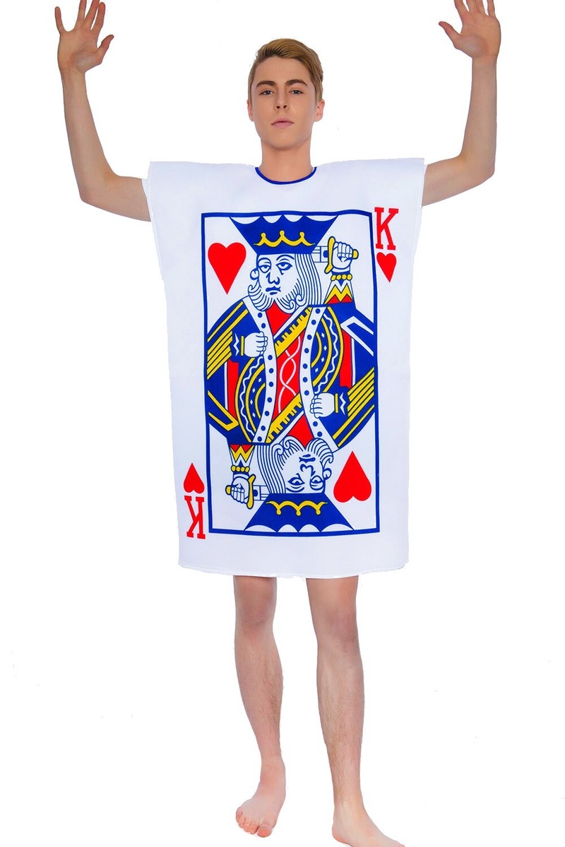 Alice In Wonderland Card Costume Male