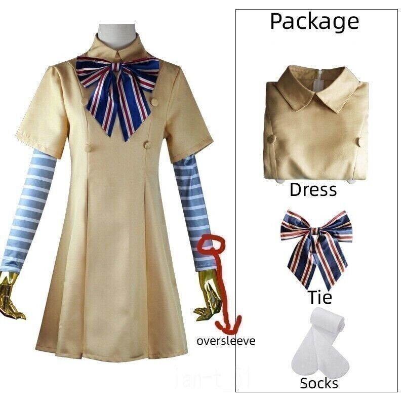 Thriller Movie M3GAN Cosplay Costume Set Girls Megan AI Doll Robot UK ...