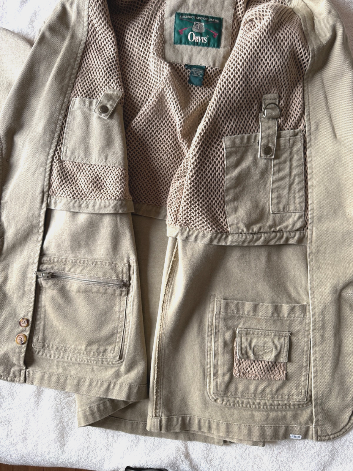 Orvis Zambezi Twill Safari Jacket, Mens L Large. Hunting Travel Blazer ...