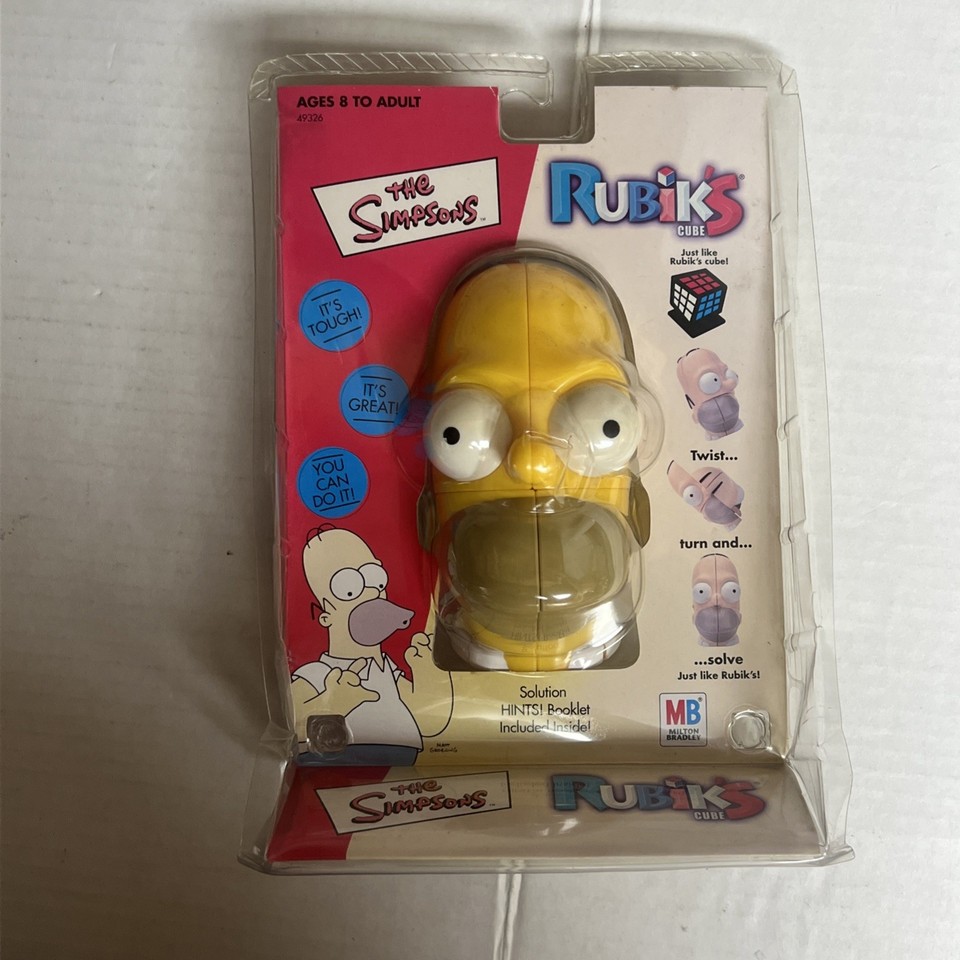 The Simpsons - HOMER Rubik's Cube, New in Pkg(Sealed), by Hasbro 2002 ...