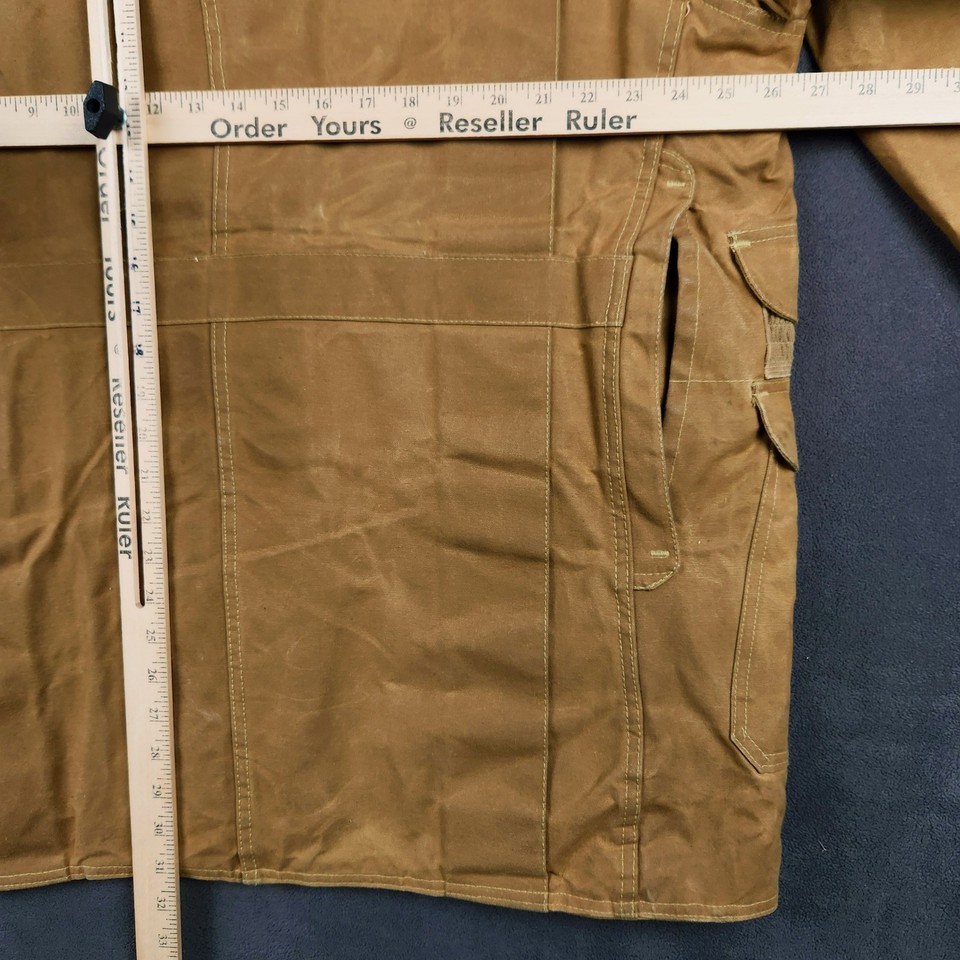 Vintage Filson Style 66 Tin Cloth 44 XL Tan Waxed Cotton Field Jacket ...