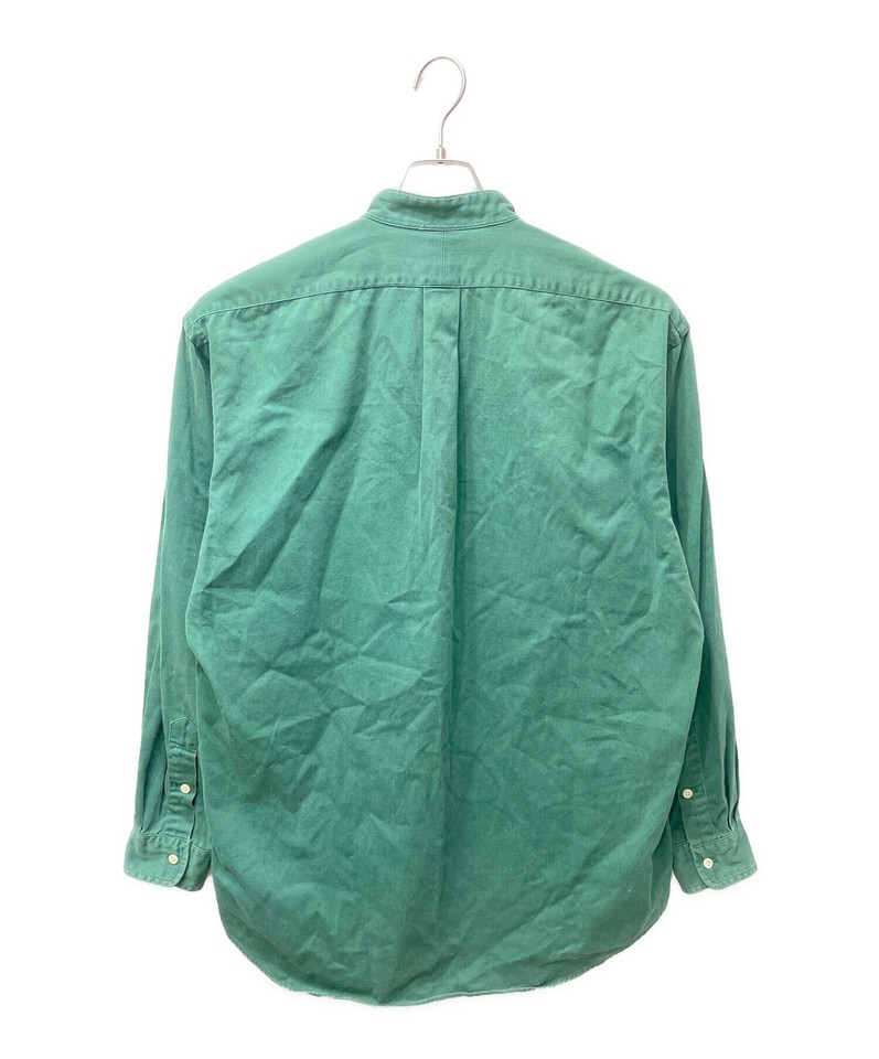 RALPH LAUREN Band collar shirt Size: M Green Men | eBay
