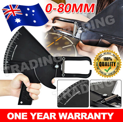 0-80MM Body Skin Fold Tester Fat Caliper Test Skinfold Slim Measurement ...