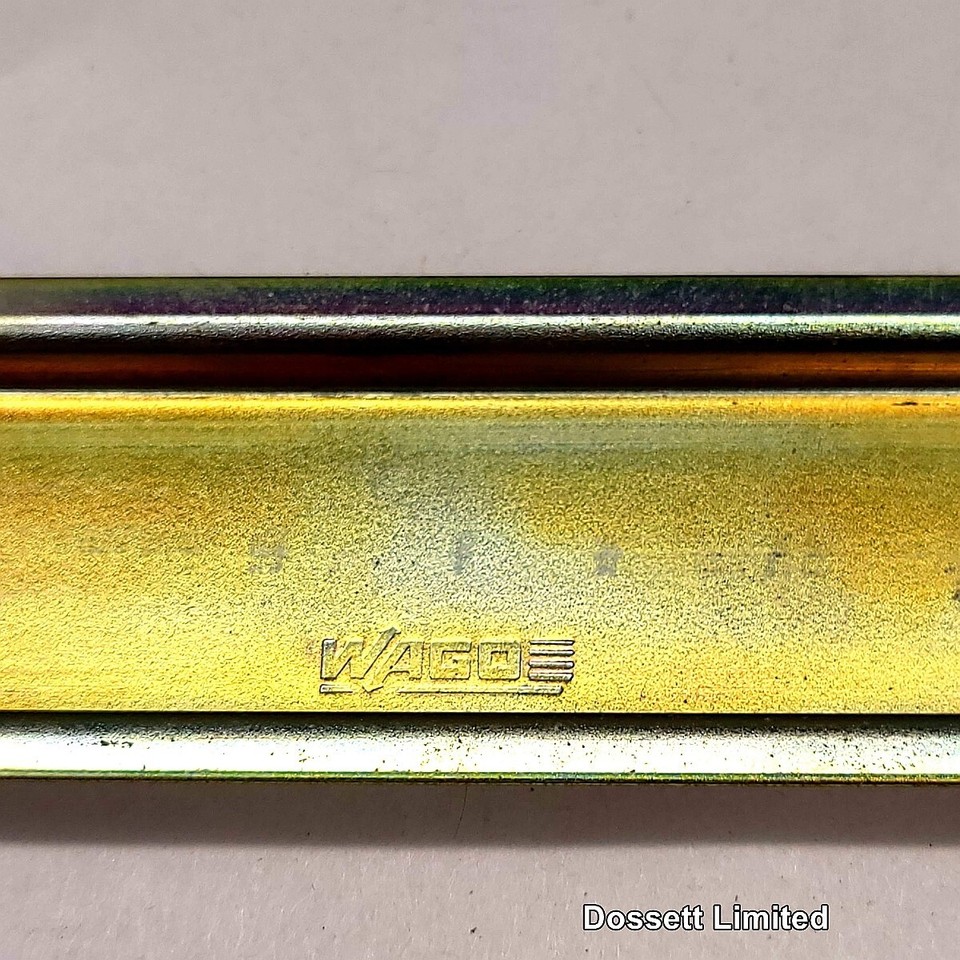 WAGO 10" DIN Mounting Solid Carrier Rail 254x35mm Zinc Plated Steel | eBay
