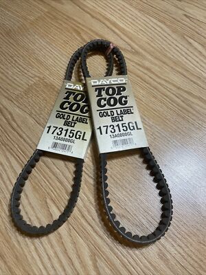 top cog 17315GL belts pair Dayco | eBay
