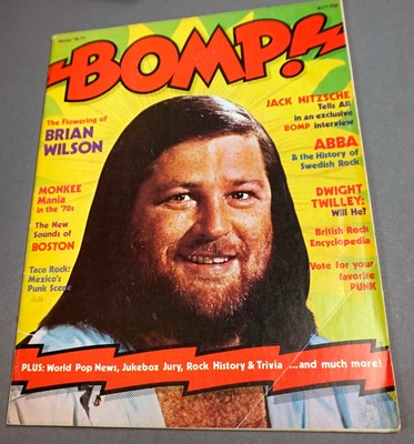 Brian Wilson on Cover of Bomp Magazine-Beach Boys-1976/1977-JKNB | eBay