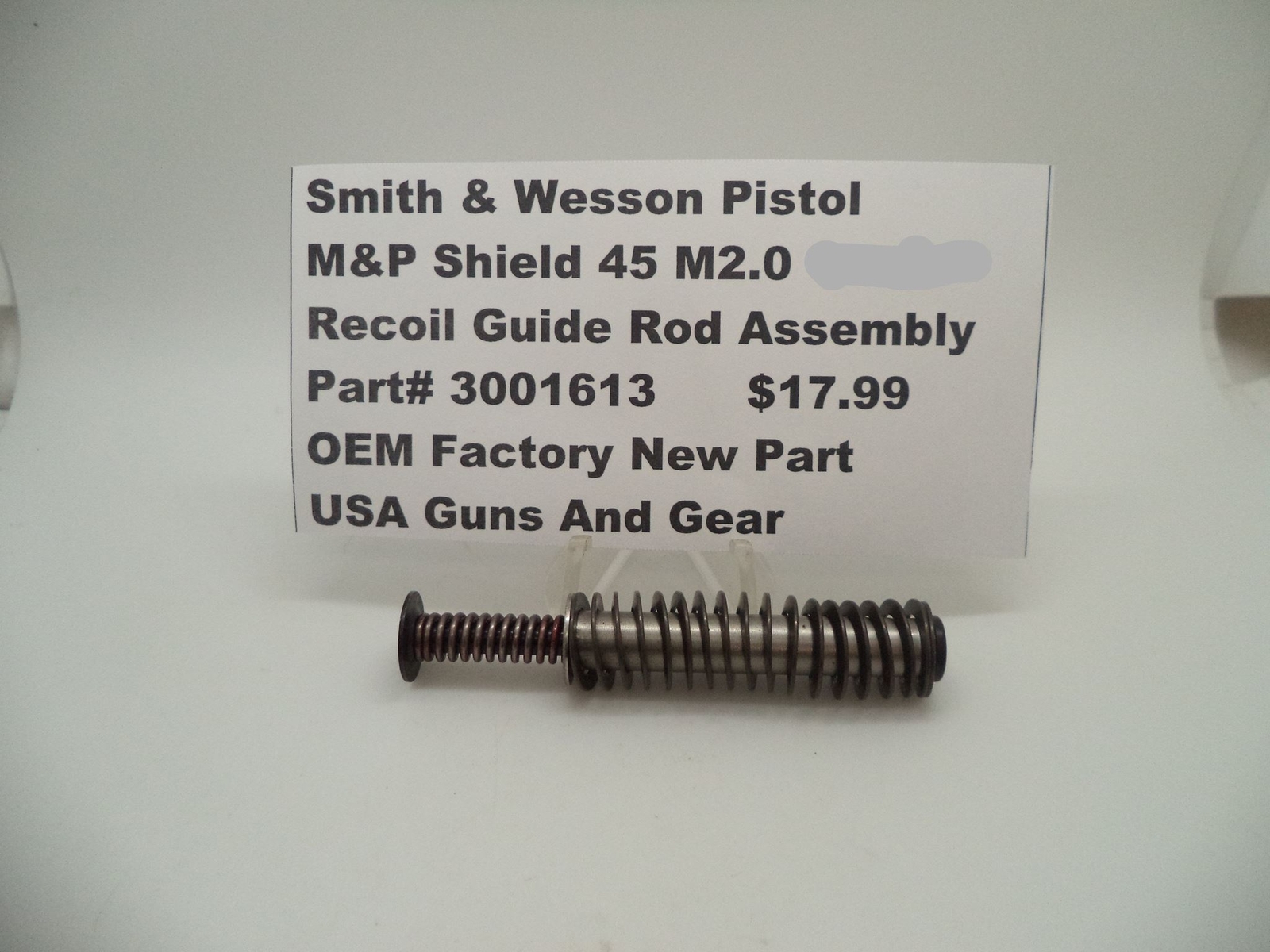 3001613 Smith & Wesson Pistol M&P 1.0 Shield 45 Recoil Guide Rod | eBay
