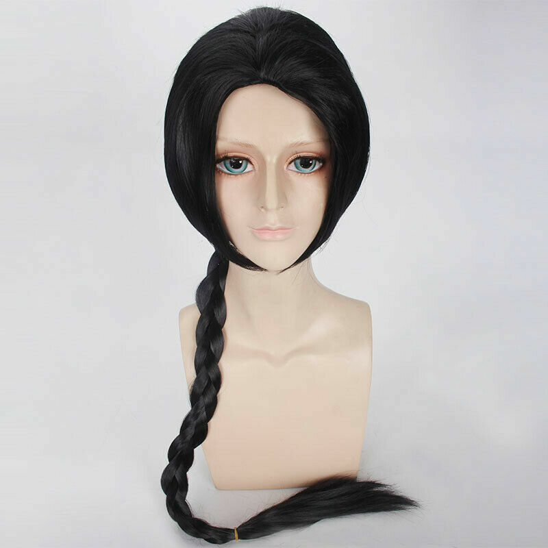Black Long braid Cosplay Anime party Hair Wig heat resistant | eBay