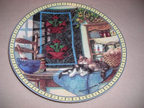 Lazy Morning Cozy Country Corners Cat Kitten HANNAH HOLLISTER INGMIRE ...