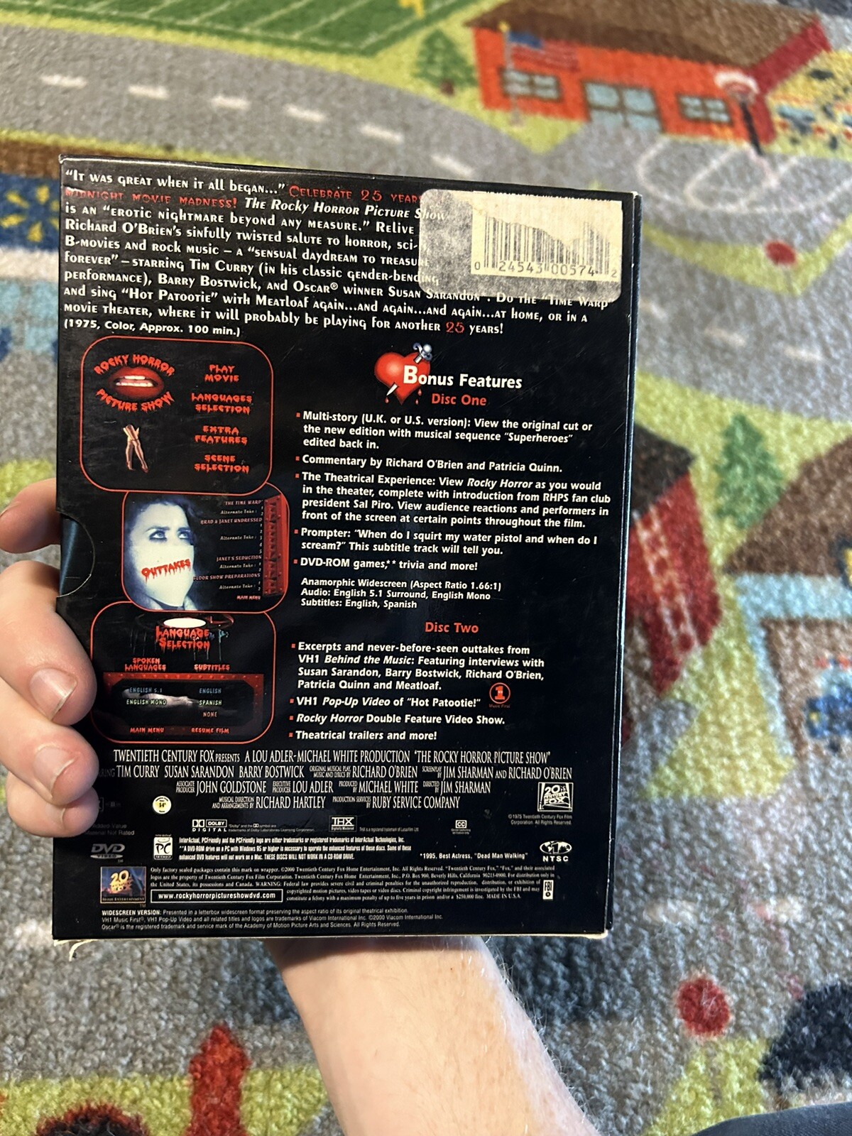 The Rocky Horror Picture Show DVD 2007 2-Disc Set 25th Anni Special Ed ...