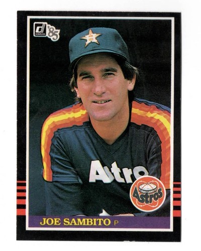 1985 Donruss Joe Sambito Houston Astros #572 Excellent | eBay