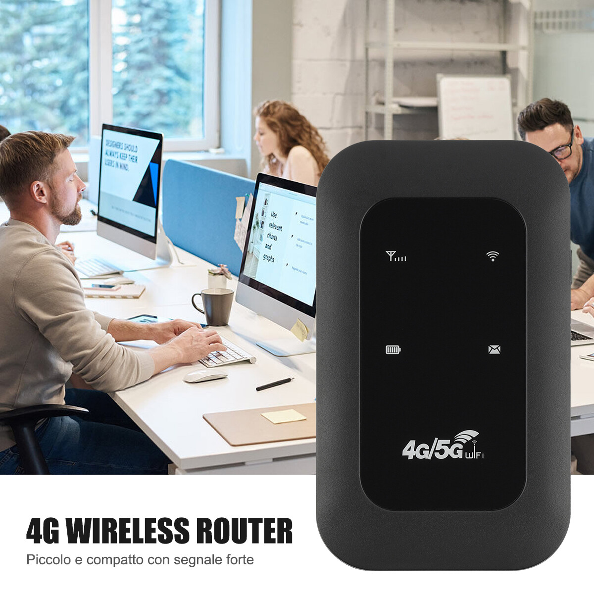 Unlocked WiFi Mobile Broadband Wireless Router Portable MiFi Hotspot 4G ...