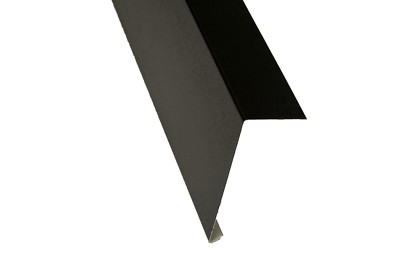 Flat Roof Metal Edge Trim 3m Lengths BLACK & WHITE - EPDM Rubber ...