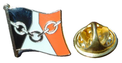 Black Country Flag Pin Badge Chainmakers Chain Makers Souvenir | eBay