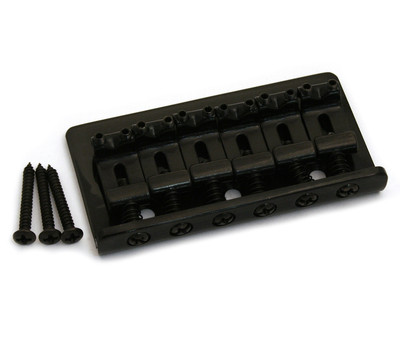 Black Fixed Guitar Bridge for Hardtail Fender Stratocaster/Strat® SB ...