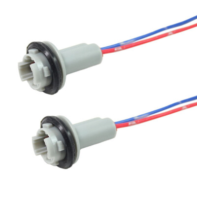 Universal 2 Pin 194 T10 Pigtail Wire Female Socket Front Side Marker ...