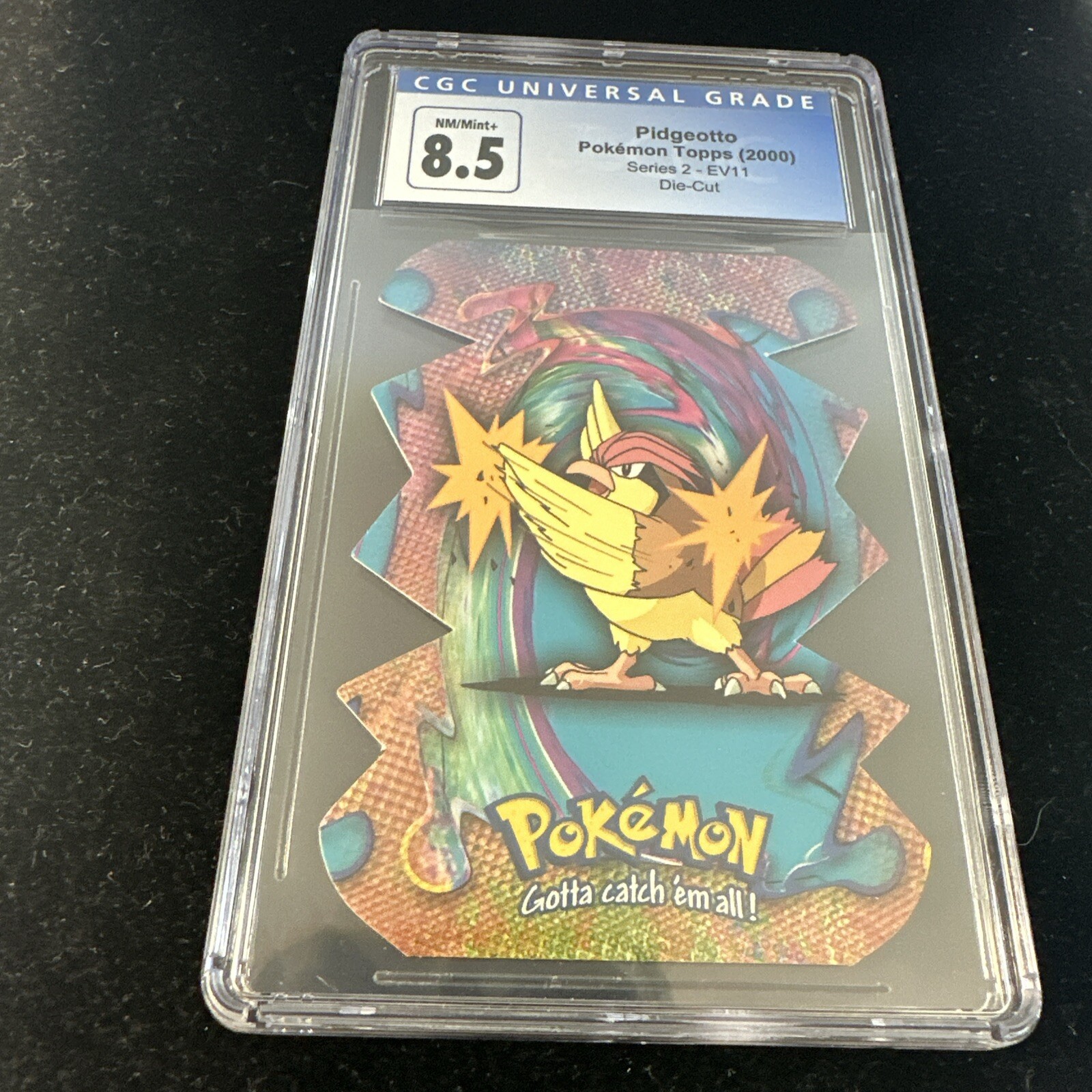 Pidgeotto Pokemon Topps 2000 CGC 8.5 Die Cut EV11 MINT RARE SERIES 2 ...