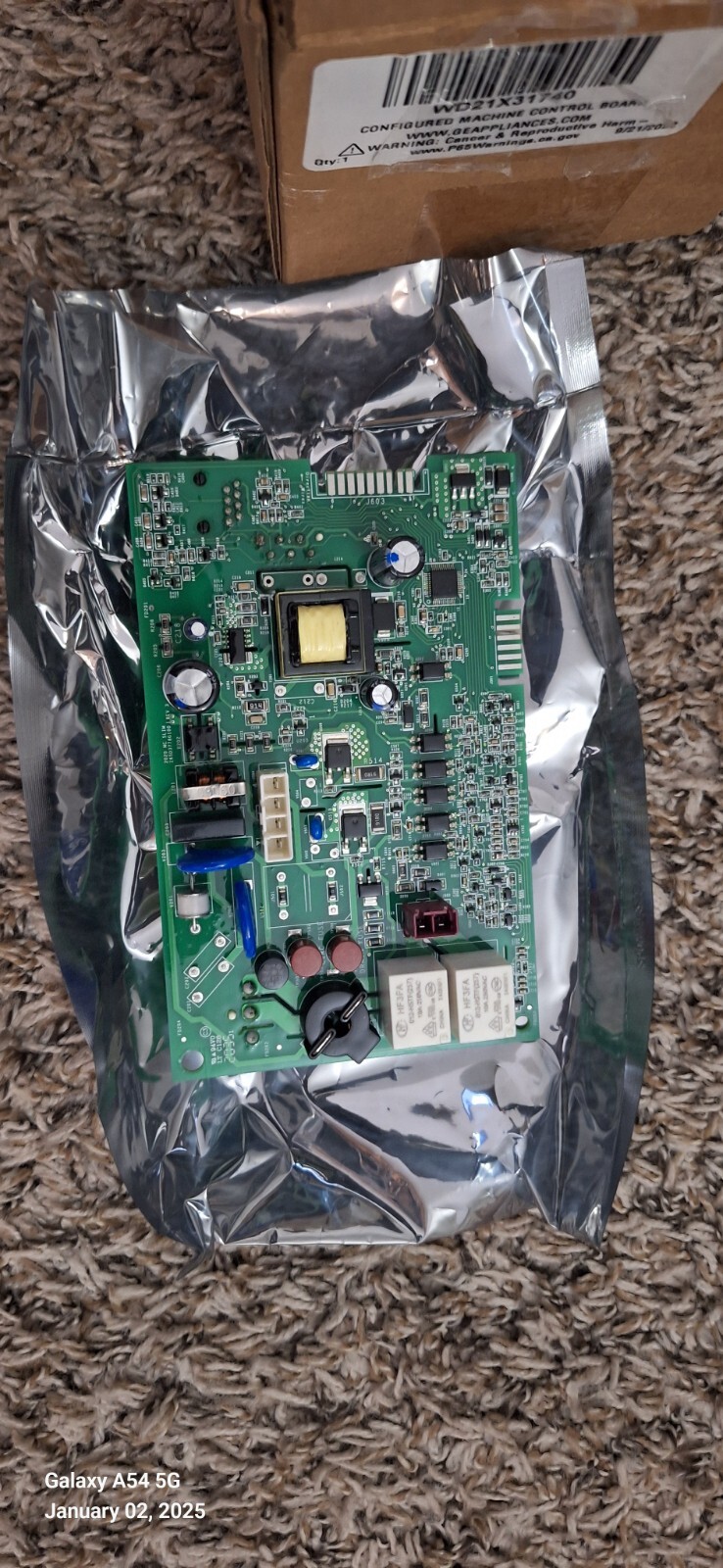 GE WD21X31902 Control Board -Green | eBay
