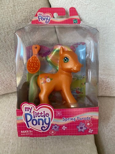 NIB MY LITTLE PONY Spring Parade MLP G3 orange w floral cutie mark | eBay