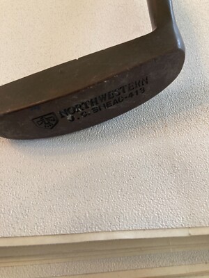 Northwestern JC Snead 413 Putter 35” RH Brass Head needs new grip | eBay