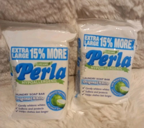 100% Perla Laundry Soap Bar Original w/ Coconut Oil 110g x 2 | eBay UK
