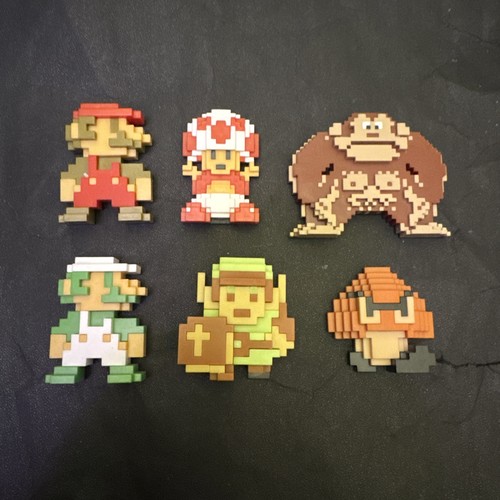 Jakks World Of Nintendo 8-Bit Super Mario Figue Lot GOOMBA Link Donkey ...