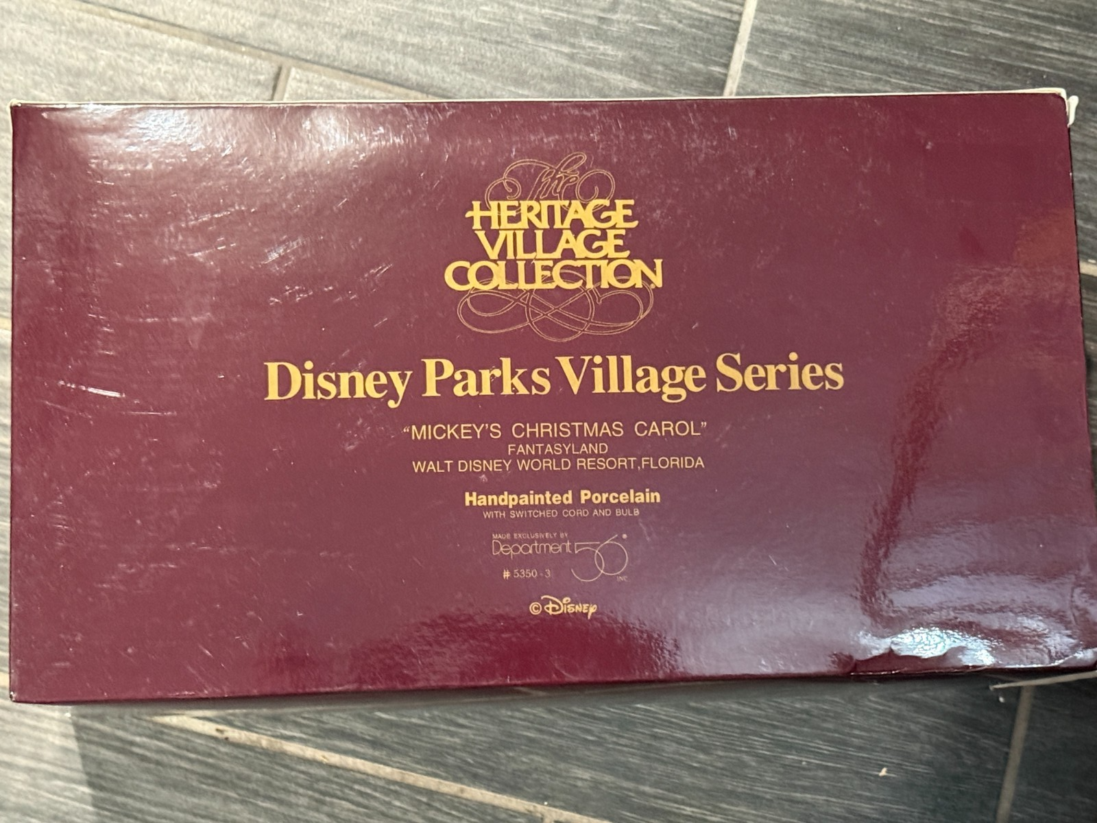 Dept 56 Disney Parks Heritage Village Mickey's Christmas Carol ...