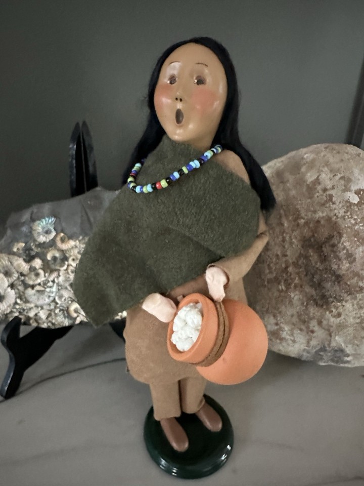 HTF 2013 Byers Choice Native American Women with A Papoose VGC | eBay