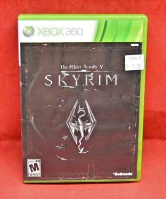 Xbox 360 The Elder Scrolls V: Skyrim Rated M 17+ Game Pre-Played CIB ...
