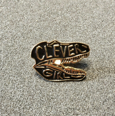 Jurassic Park Clever Girl Dinosaur Head Pin 1 1/4 inches | eBay