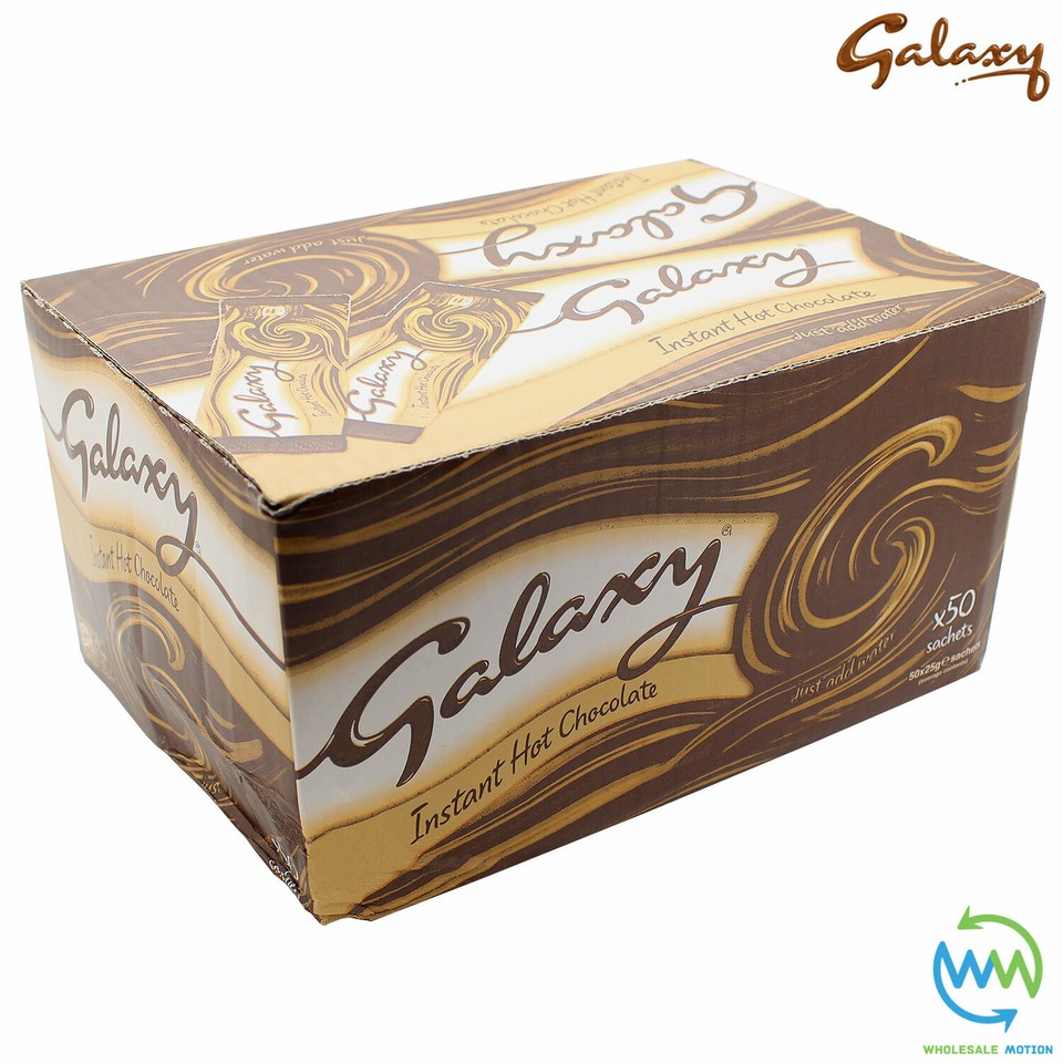GALAXY Instant HOT CHOCOLATE Sachets 25g Drink Powder INDIVIDUAL Single ...