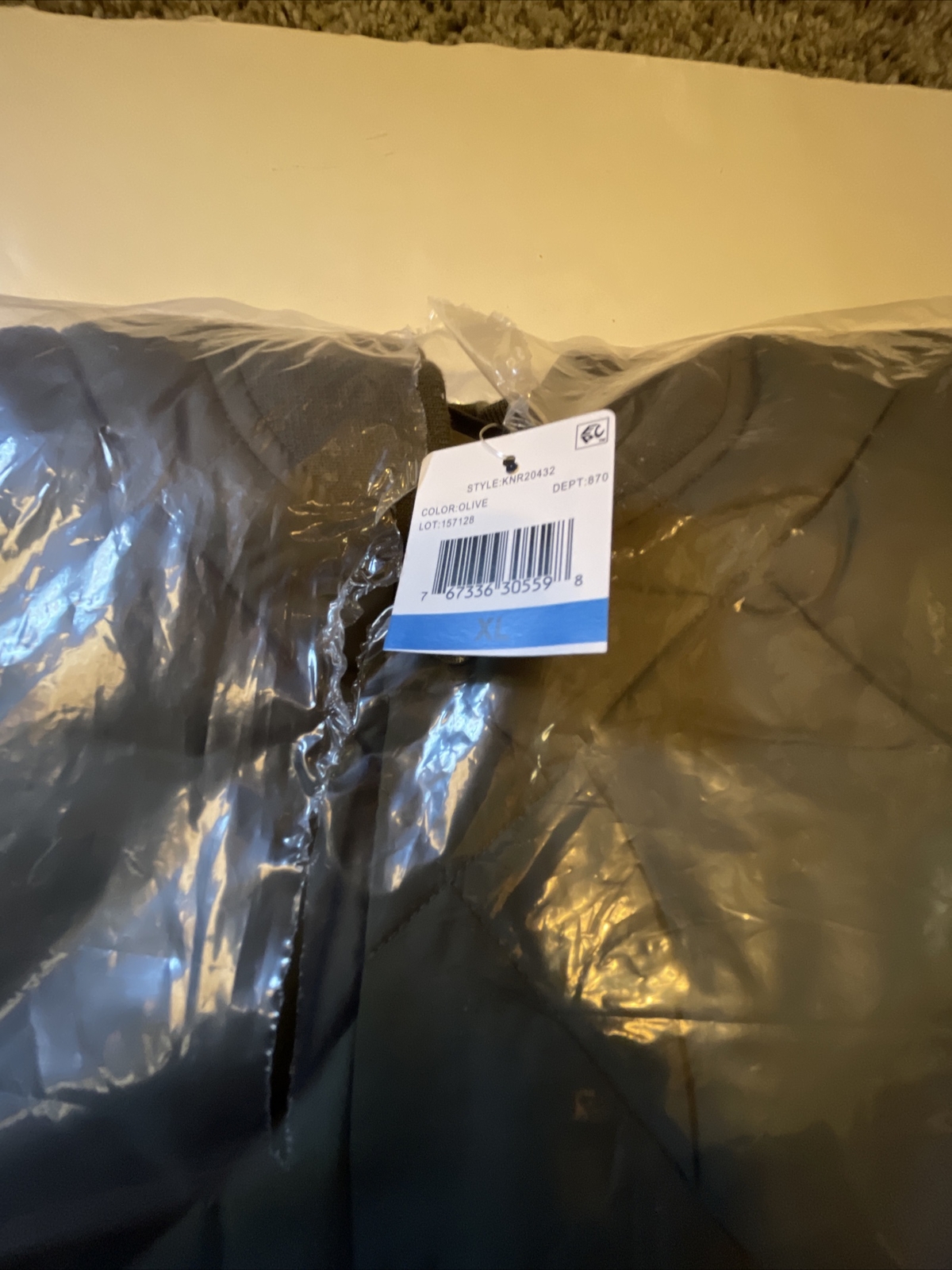 Lucky Brand Men's Green Reginald Quilt Bomber Jacket Size XL cold ...